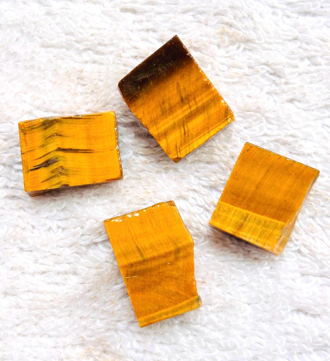 Yellow Tiger Eye Gemstone Slab - Natural Tiger Eye Raw- Raw Tiger Eye ...