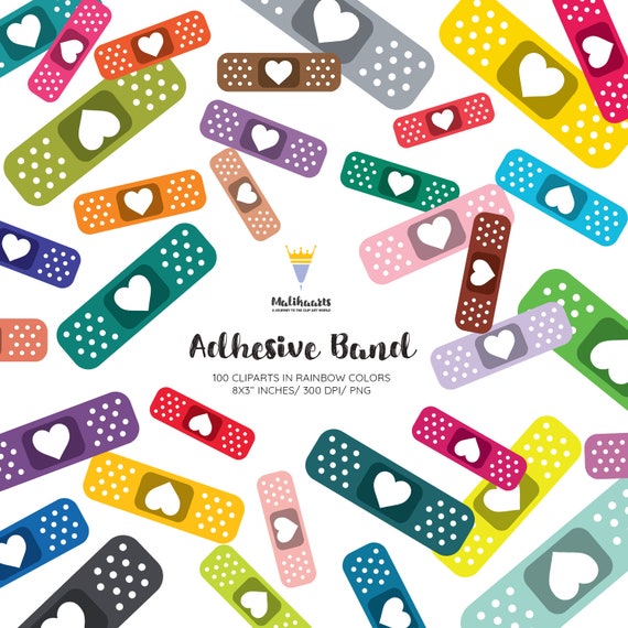 Medical Clipart Bandage Clipart Plaster Clipart First Aid - Etsy