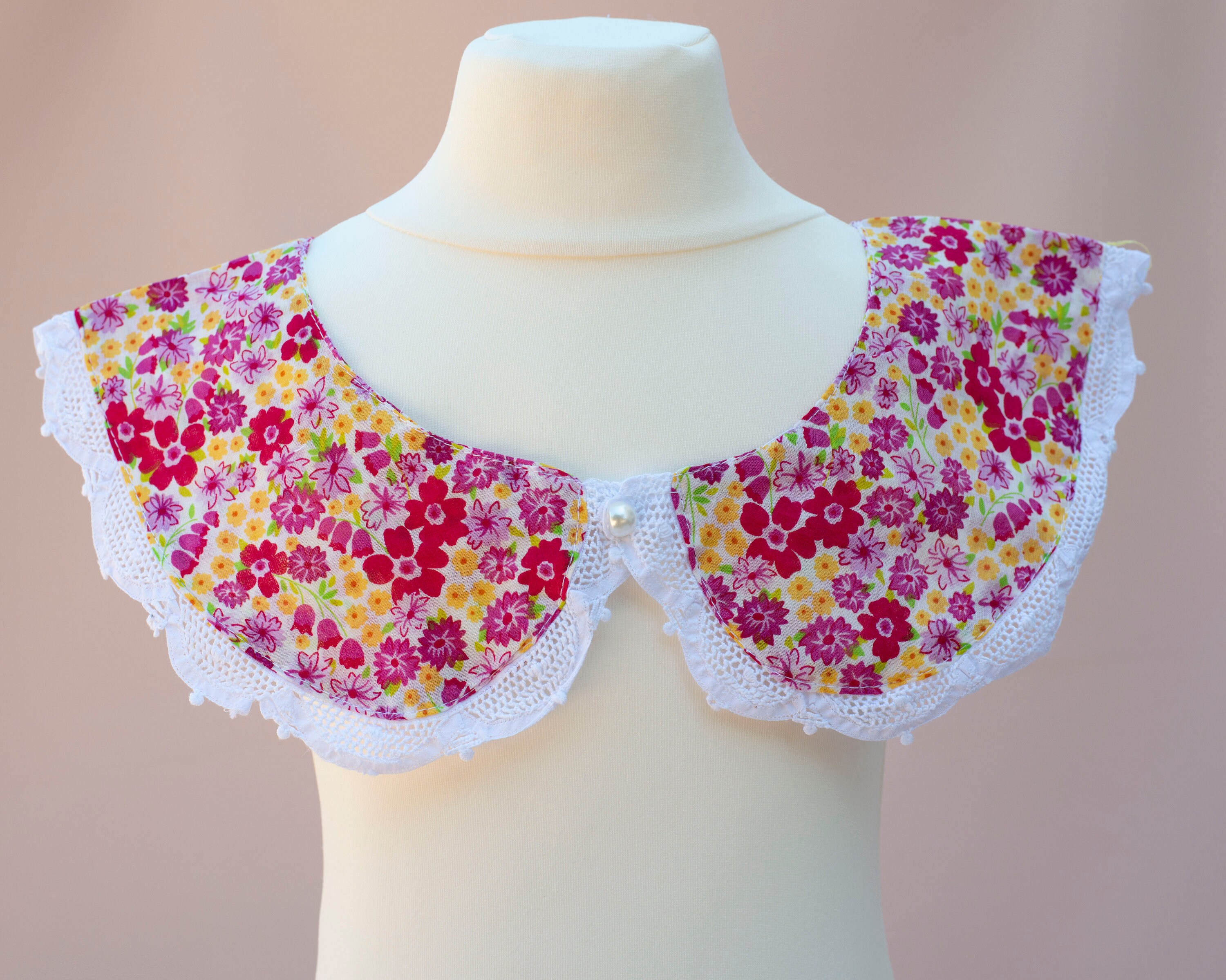 Princess Diana Detachable Removable Collars Adorned With Handmade Lace ...