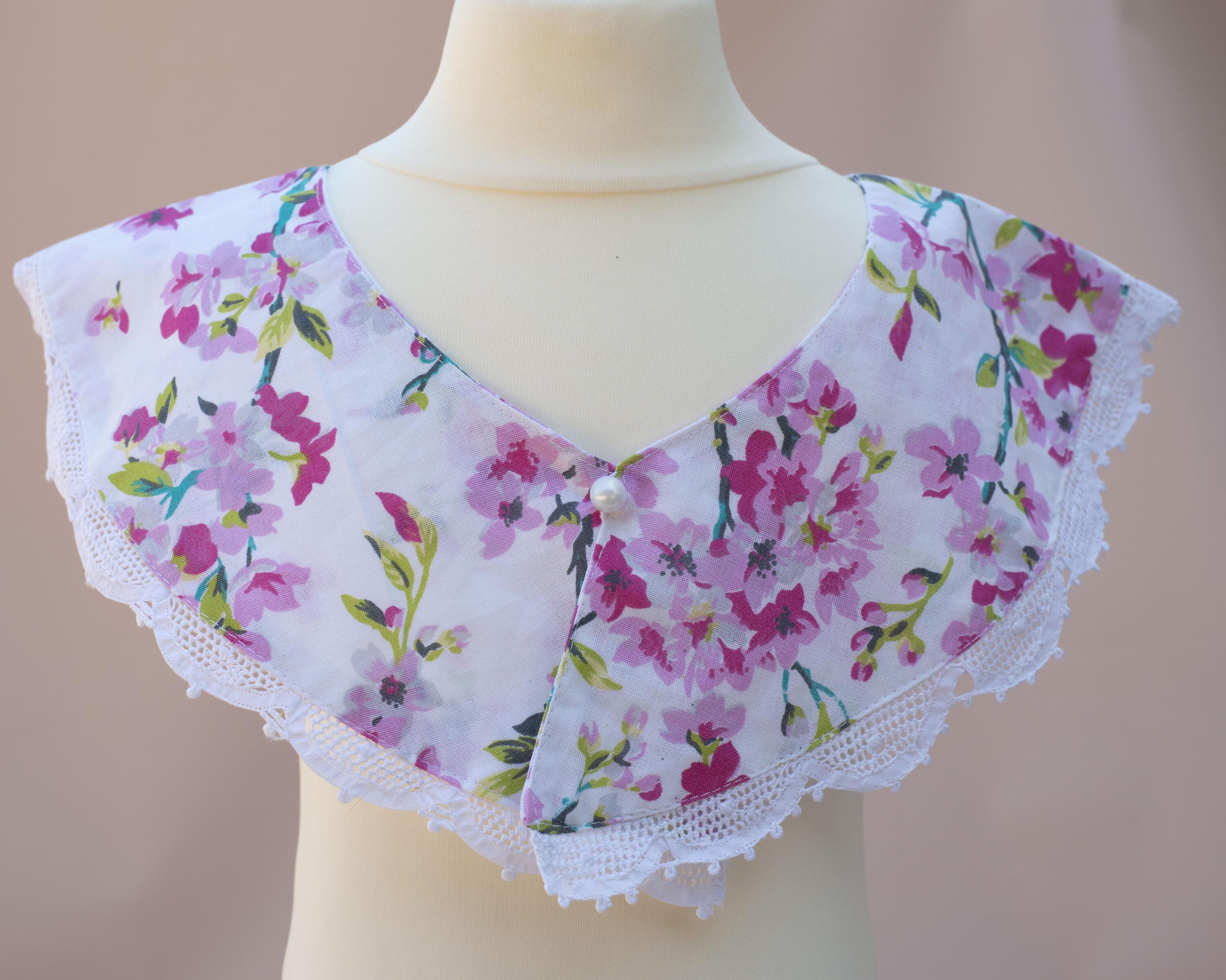 Princess Diana Detachable Removable Collars Adorned With Handmade Lace ...