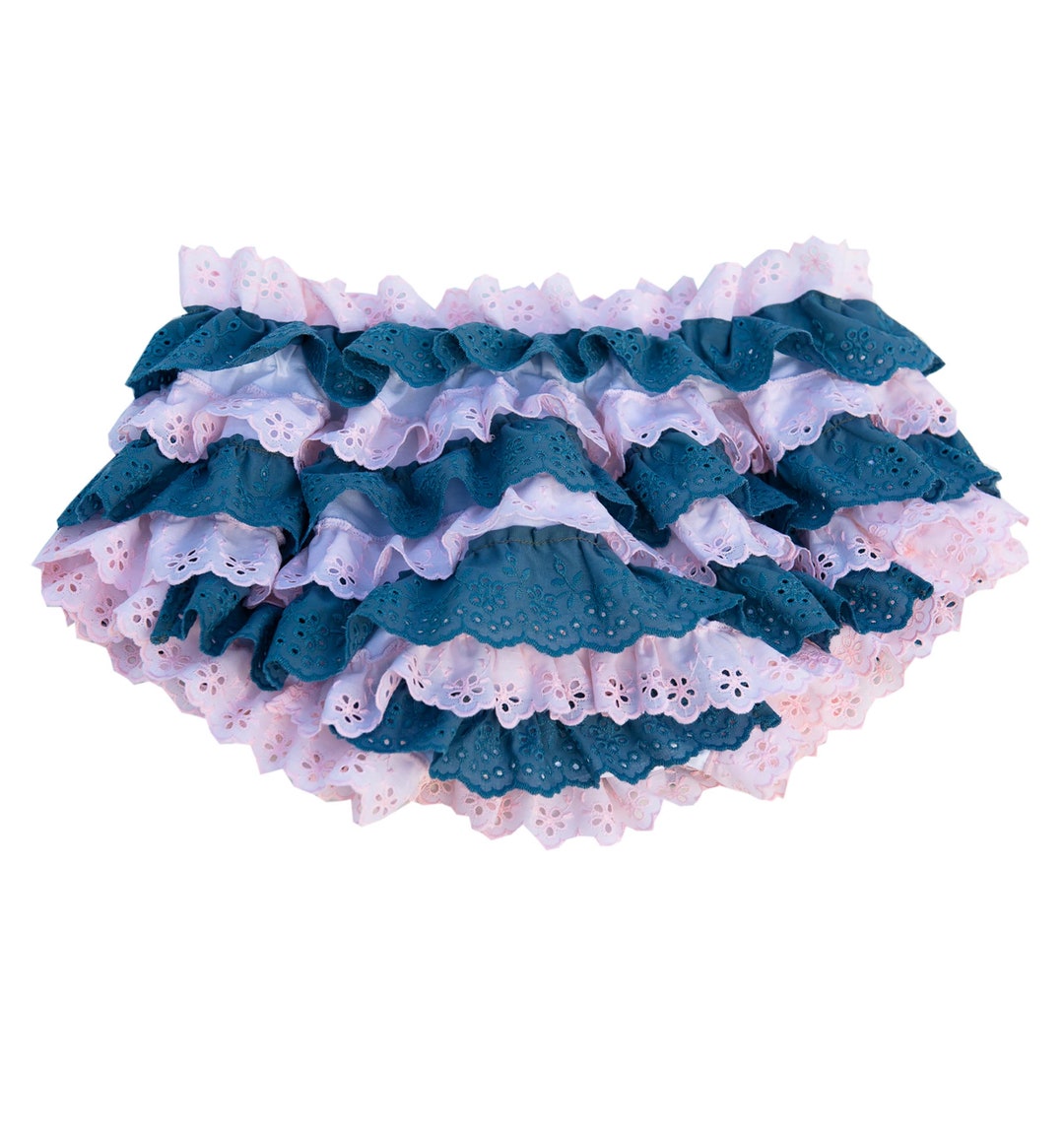 Tiered Women Lace Frilly Knickers OR White Cotton Adorned With Lace ...