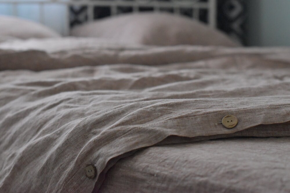 DUVET COVER Set & Pillow With Envelope Closures Rose Brown - Etsy