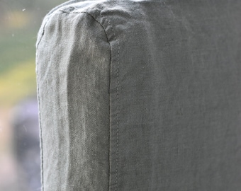 Headboard Cover. Linen Head Board Slipcover. Multiple Sizes Available ...