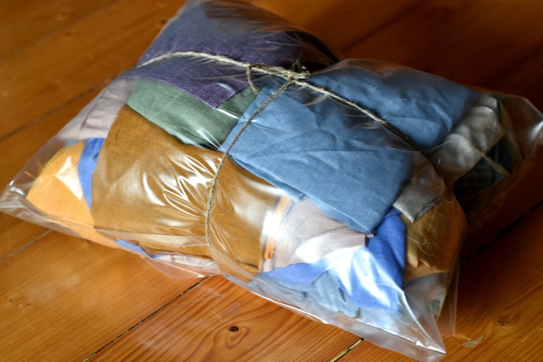 Linen Fabric Scraps Set MAKERS PACK/BOX, Linen Scraps Bundle, Linen ...