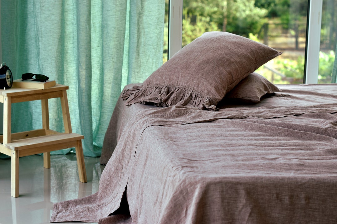 Linen SHEET SET / Linen Sheet Set / Bedding Set Queen King 100% Linen ...