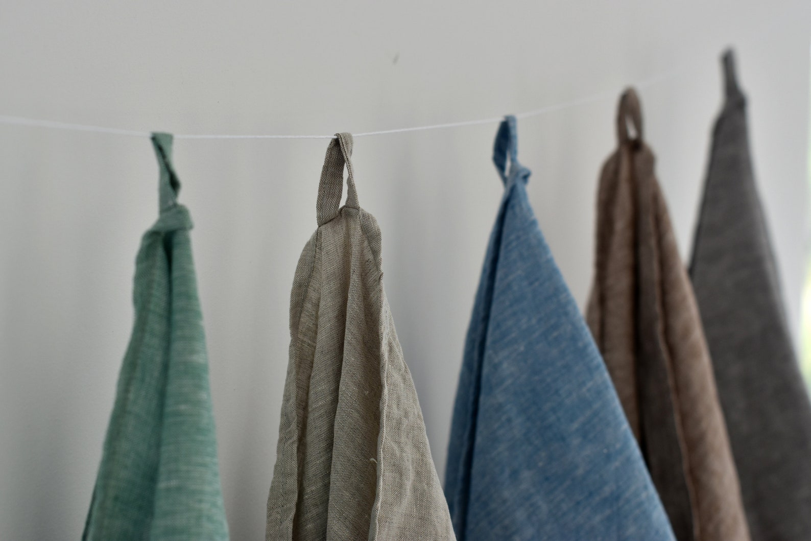 Ruffled Linen Towels. Ruffled Linen Hand Towels. Linen Tea | Etsy