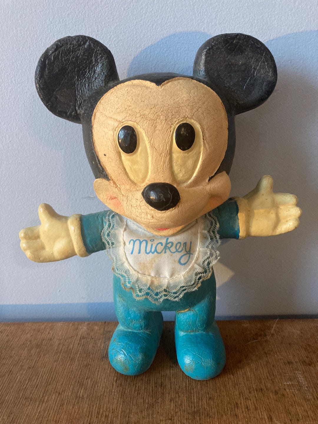 Vintage Squishy Mickey Mouse Toy - Etsy
