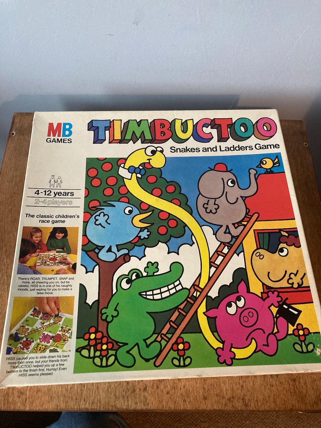 MB Timbuctoo Snakes and Ladders Game Roger Hargreaves 1978 - Etsy