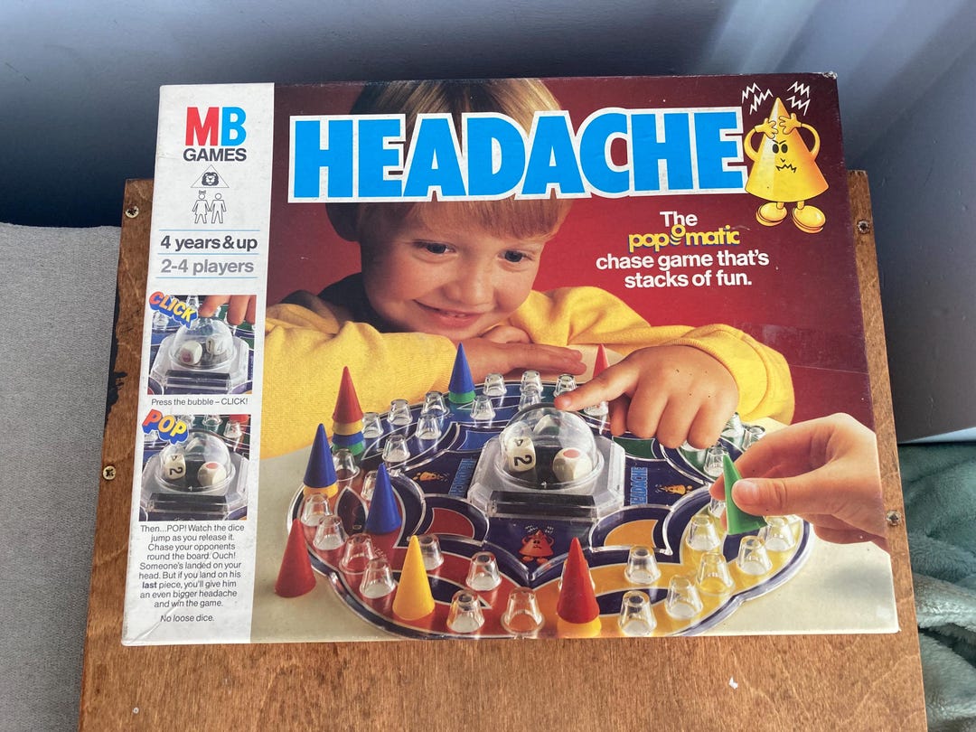 Vintage MB Games Headache - Etsy