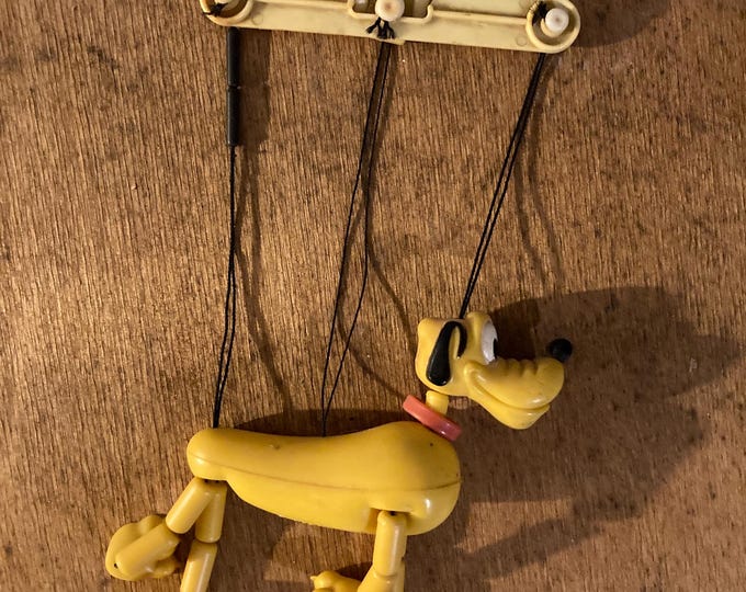 Vintage Walt Disney Pluto Marionette String Puppet 1960s - Etsy