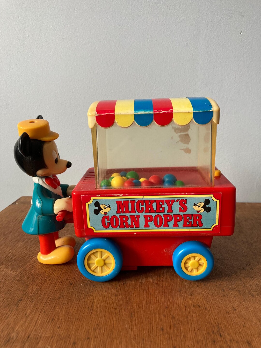 Vintage Walt Disney Mickeys Corn Popper Toy - Etsy