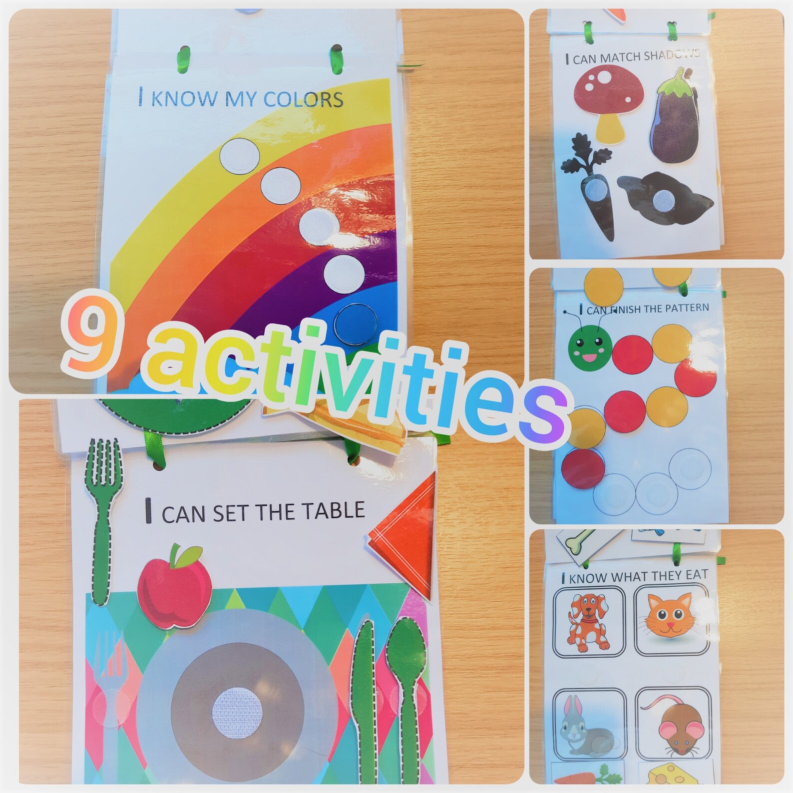 2 4 Year Old Busy Book Busy Bag Learning Kit Preschool Etsy Ireland