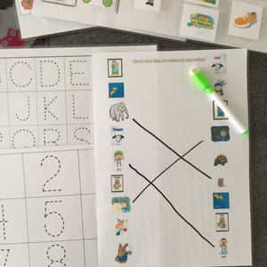 3 - 6 Year Old. Preschool Learning Binder Busy Book. Busy Bag ...