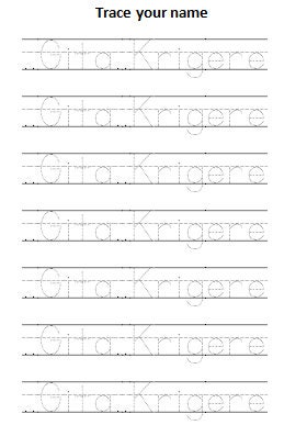 Name Tracing Mat. Customized Name Practice, Name Tracing Mat, Trace ...