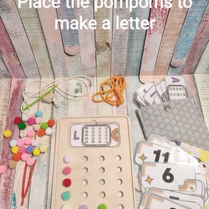 Toddler Busy Bag Activity Kit. Preschool Learning Activity. Montessori ...