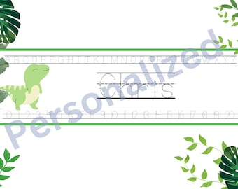 Trace Your Name Printable - Etsy Canada