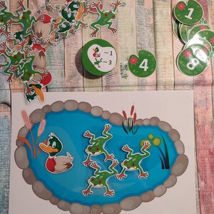 Pond Counting Busy Bag: Montessori Toddler Activity - Etsy