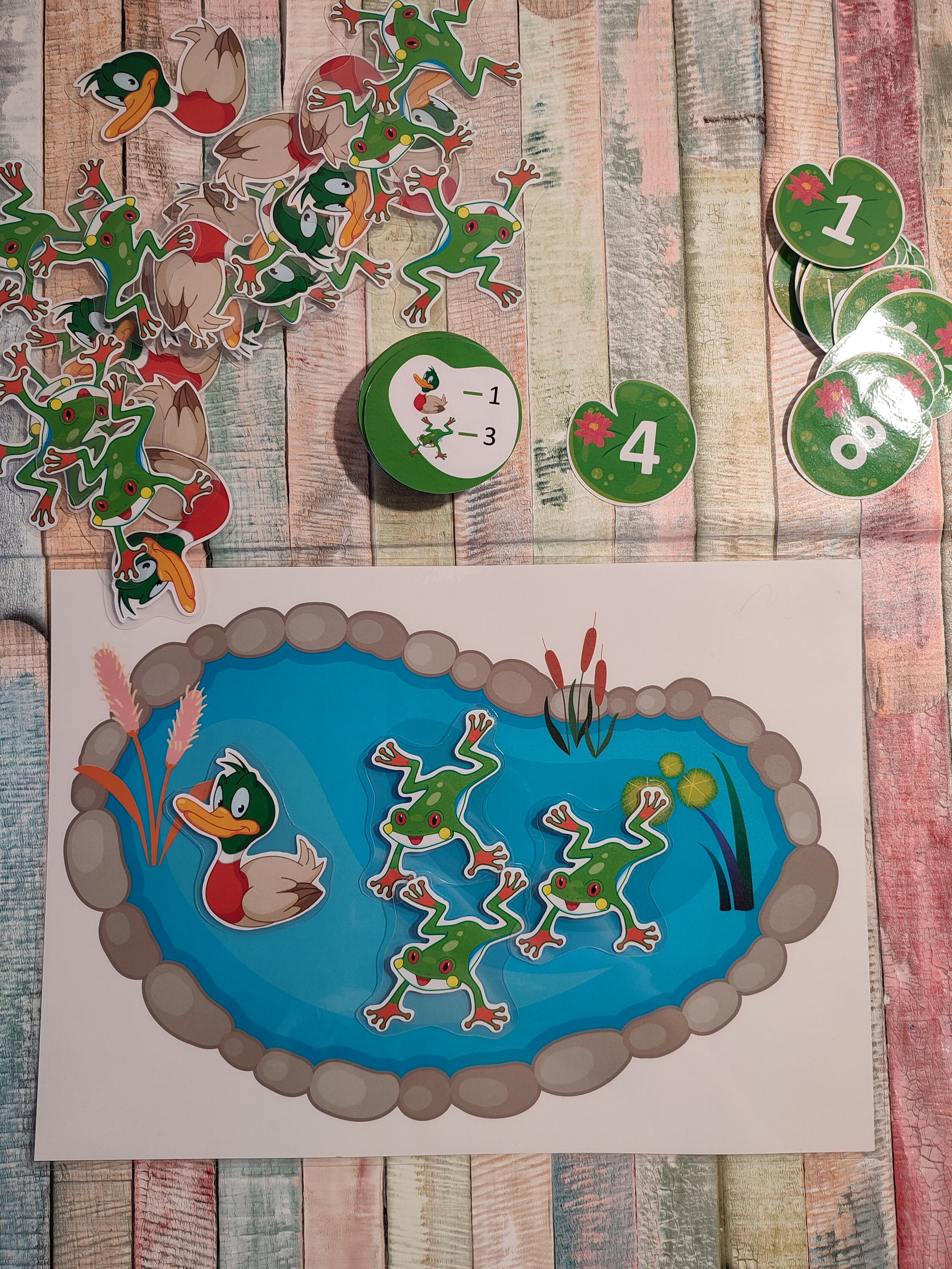 Pond Counting Busy Bag: Montessori Toddler Activity - Etsy