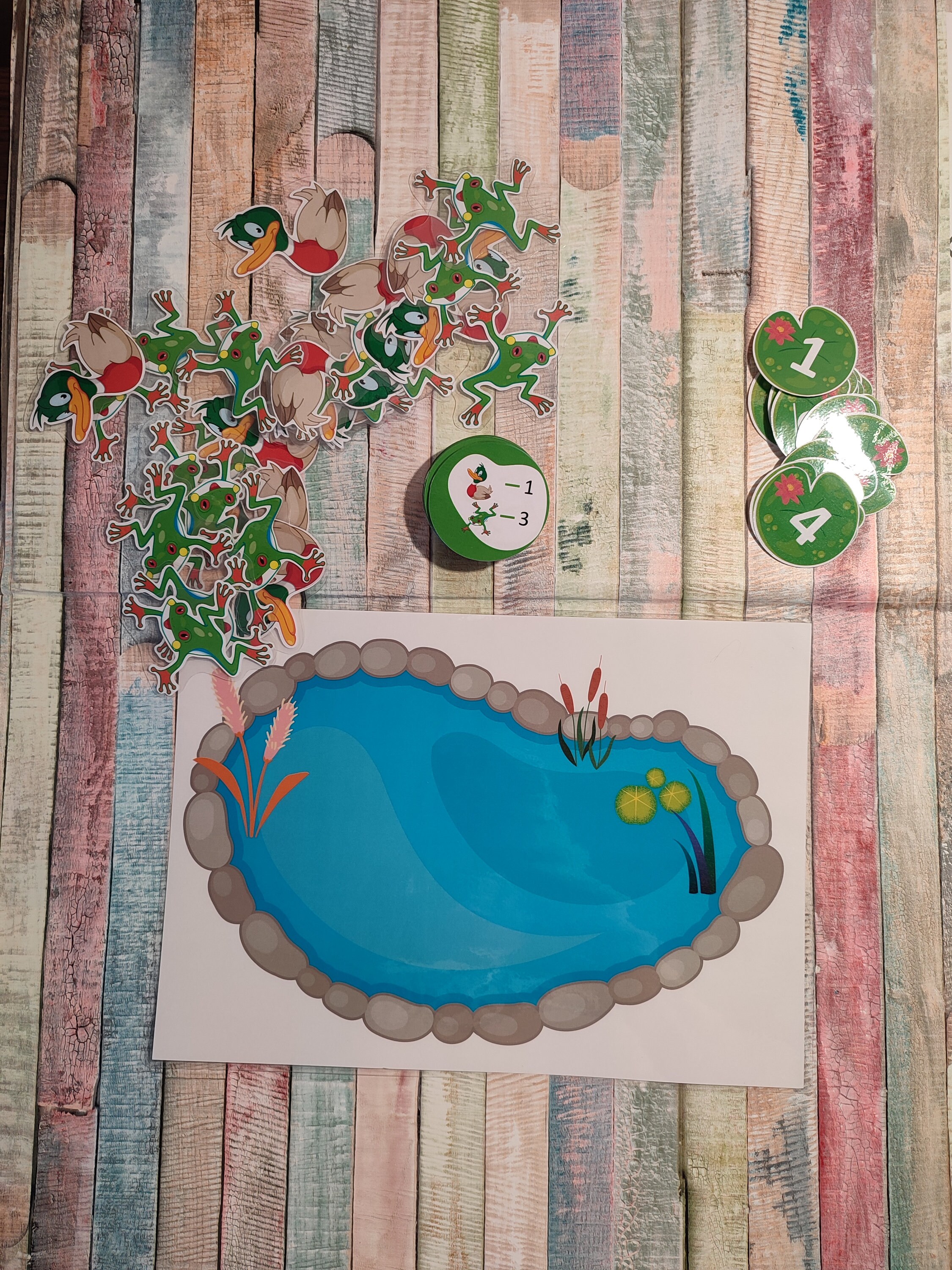 Pond Counting Busy Bag: Montessori Toddler Activity - Etsy
