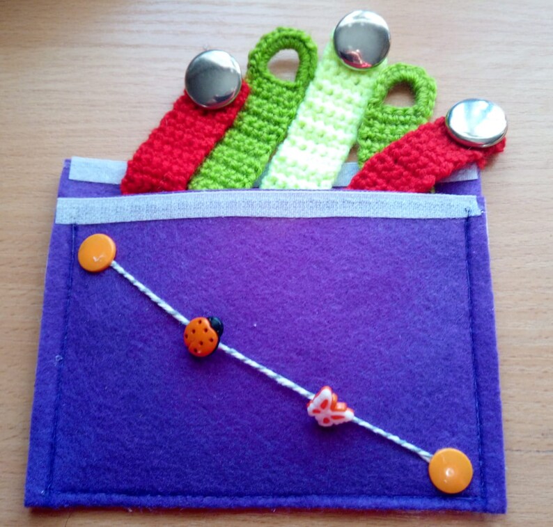 Button Chain. Crochet Button Chain. Colorful Button Chain. - Etsy