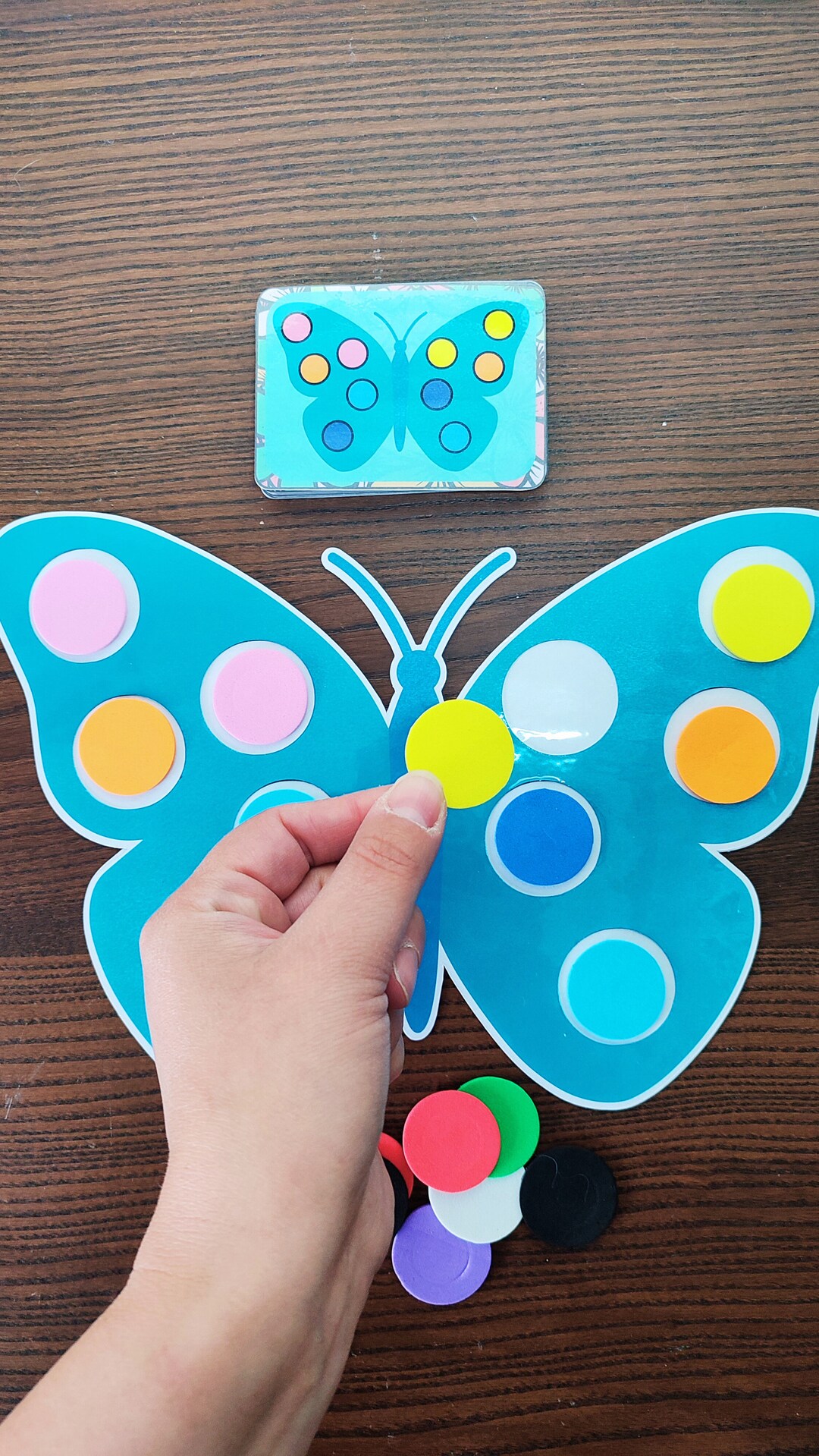 Montessori Butterfly Pattern Matching Activity – Educational Toy for ...