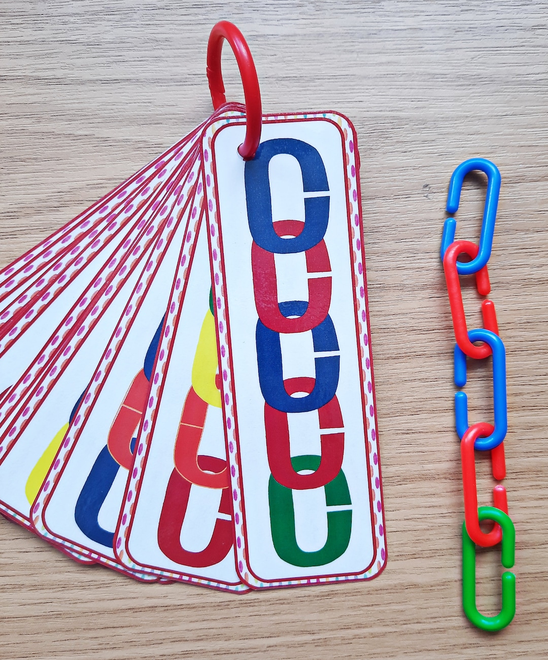 Toddler Linking Game: Busy Bag Activity, Pattern Matching - Etsy