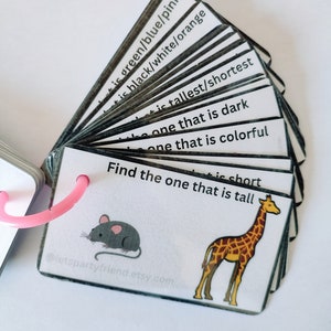 30 Task Cards Prepositions/prepositional Concepts Find the One That Is ...