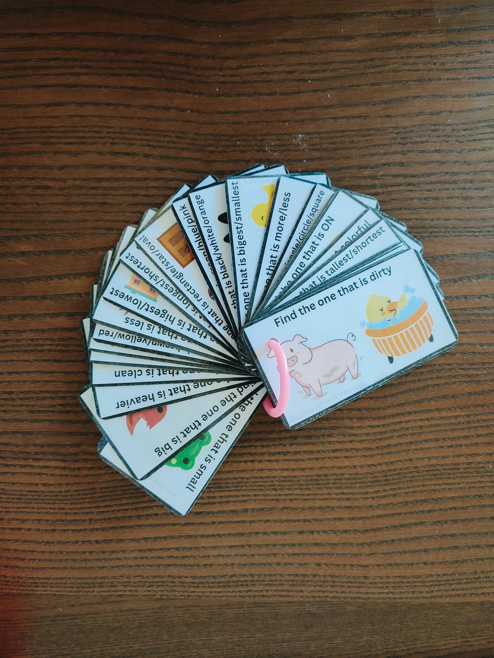 30 Task Cards Prepositions/prepositional Concepts Find the One - Etsy