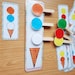 Printable Ice Cream Busy Bag Activity: Toddler Matching Game (PDF) - Etsy