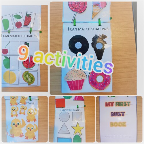 2 4 Year Old. Busy Book. Busy Bag. Learning Kit. Preschool - Etsy