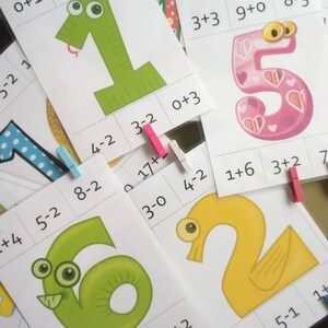 Math Activity Printable Activities. Busy Book. Learn Add and - Etsy