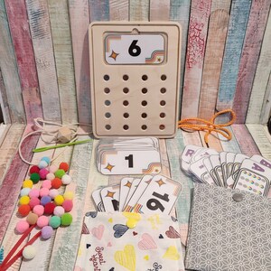 Toddler Busy Bag Activity Kit. Preschool Learning Activity. Montessori ...