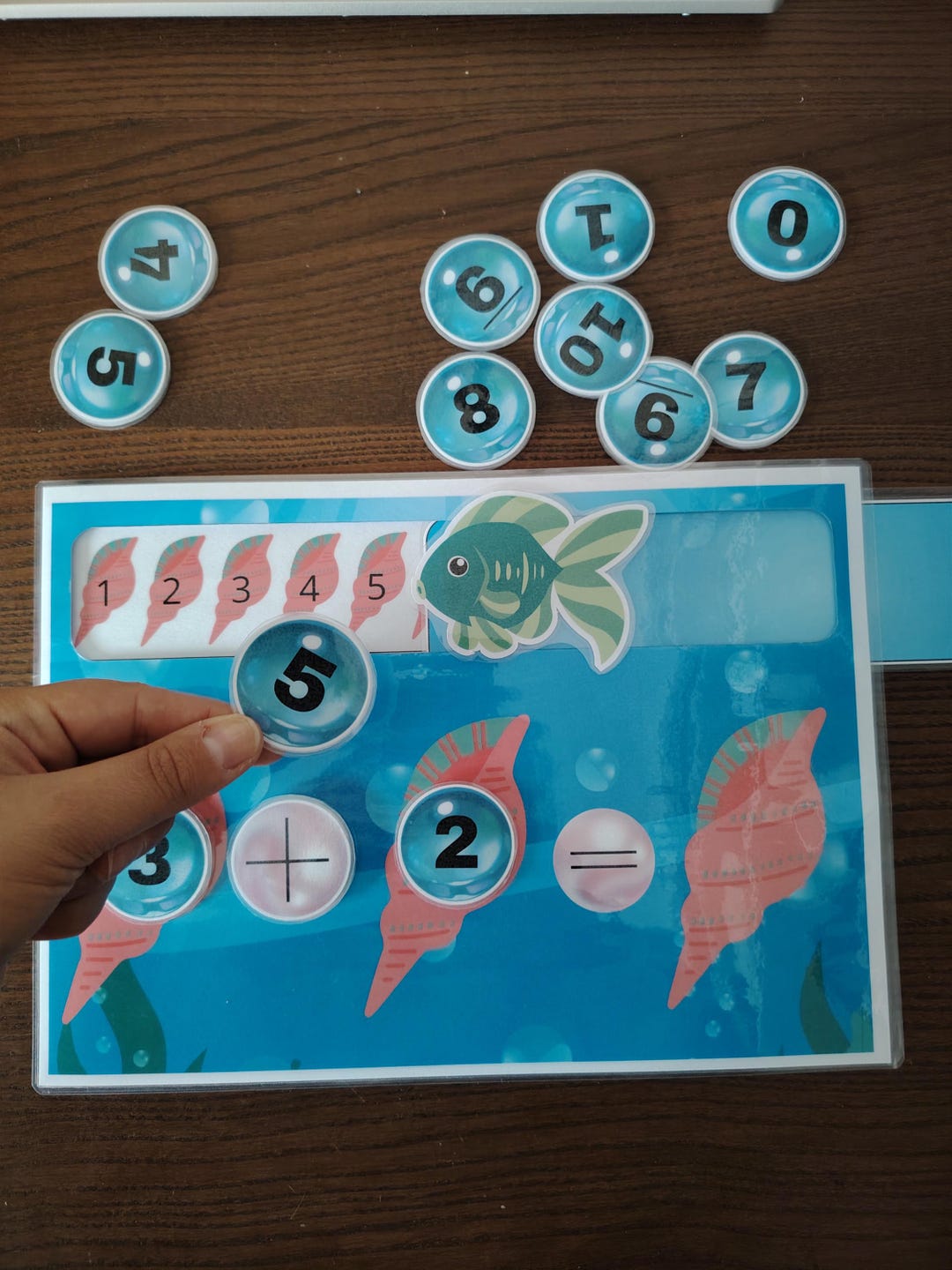 Interactive Number Strip Activity for Kids | Hands-on Math Learning ...