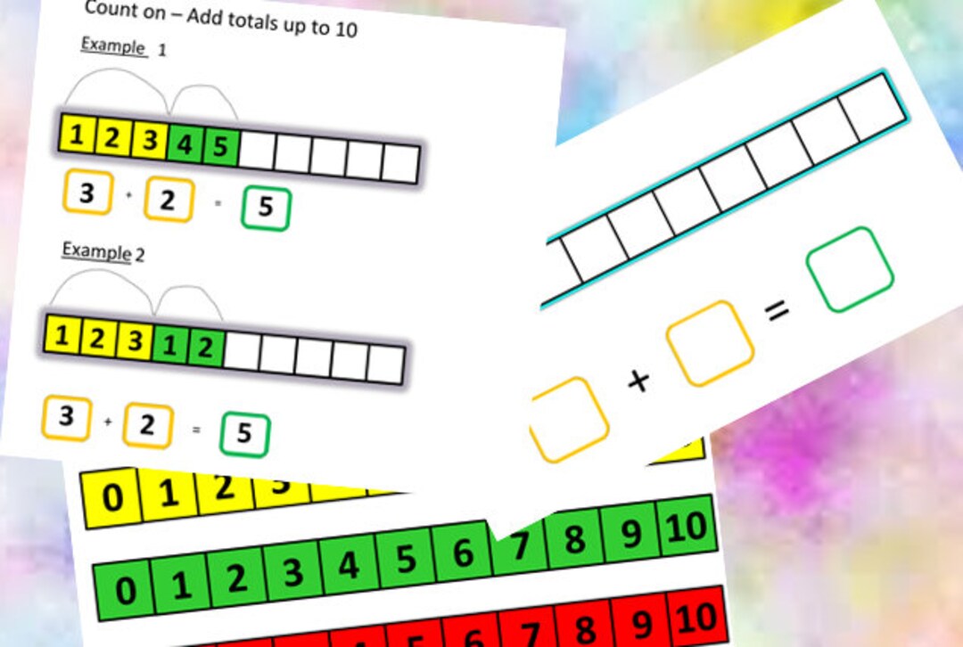 Learn to Count. Counting up to 10. Visual Counting. Easy - Etsy