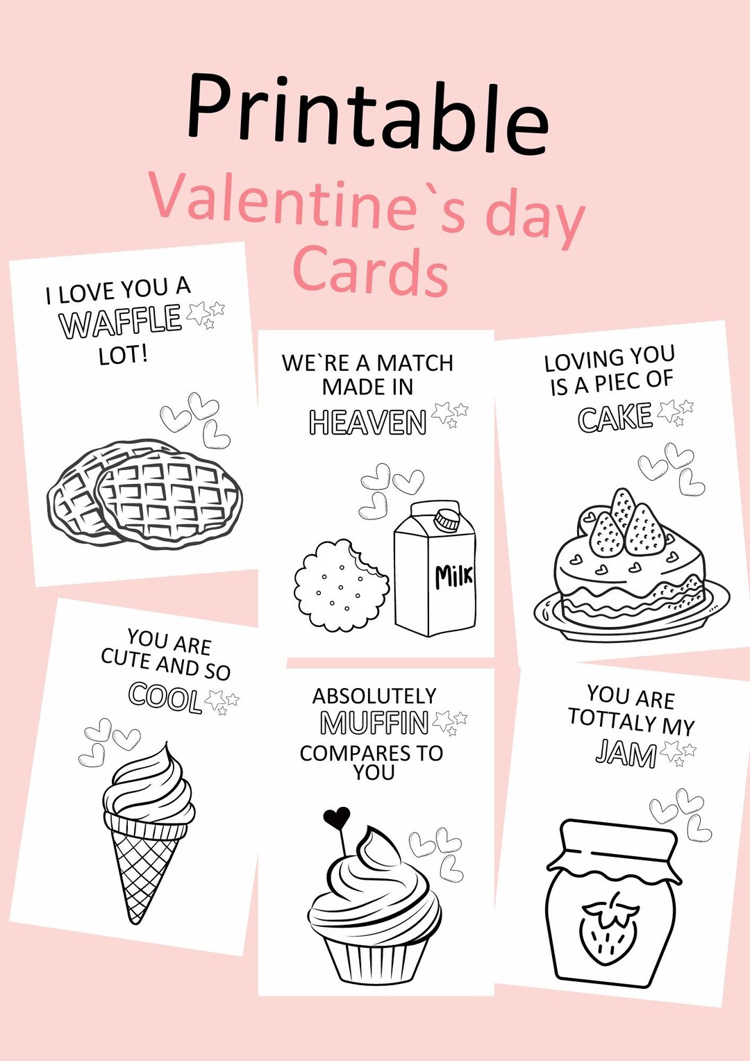Adorable Printable Valentine's Day Cards Spread Love in Every Grade ...