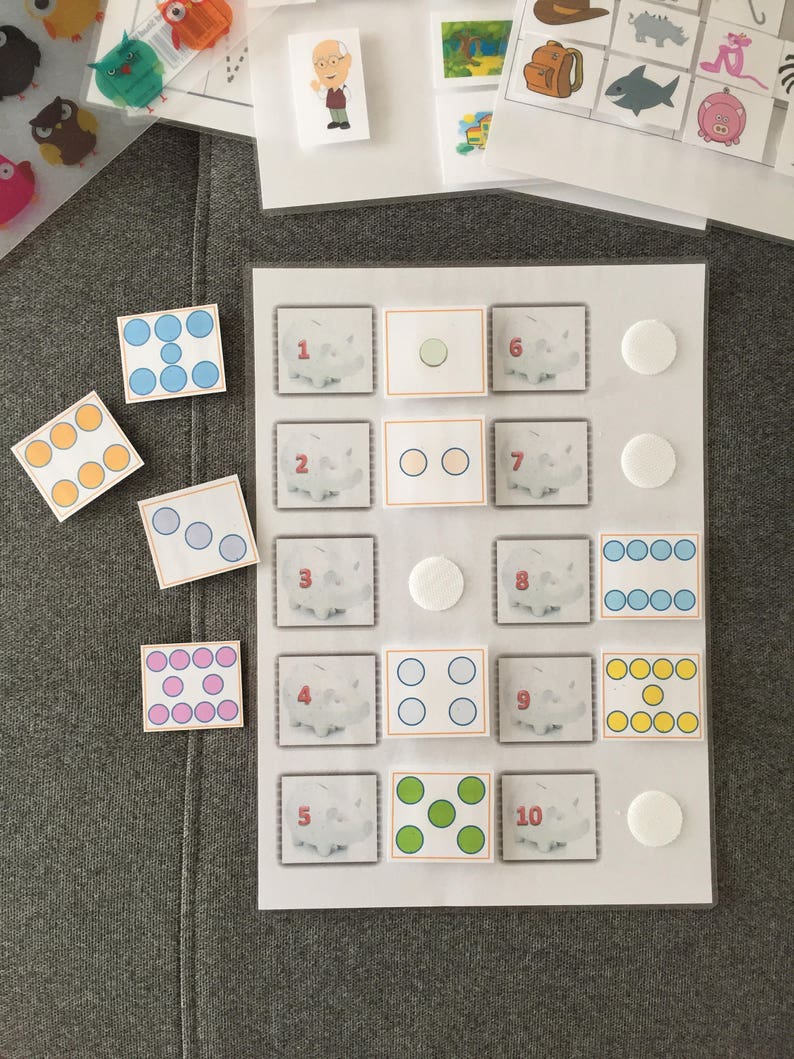 3 6 Year Old. Preschool Learning Binder Busy Book. Busy Bag. - Etsy