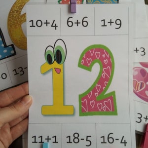 Math Activity Printable Activities. Busy Book. Learn Add and - Etsy