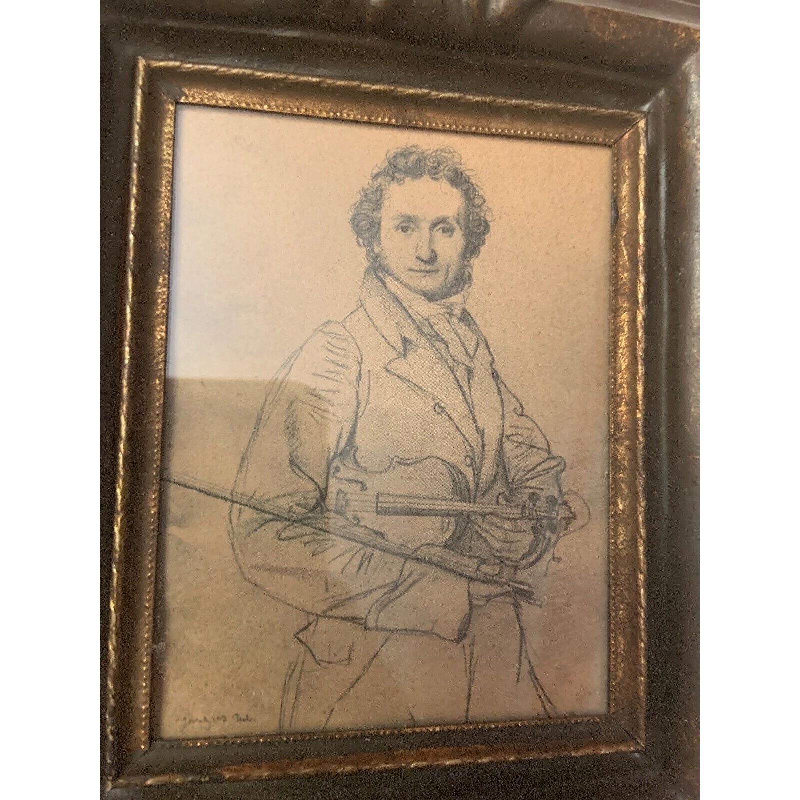 Niccolo Paganini by Jean Auguste Dominique Ingres - Etsy