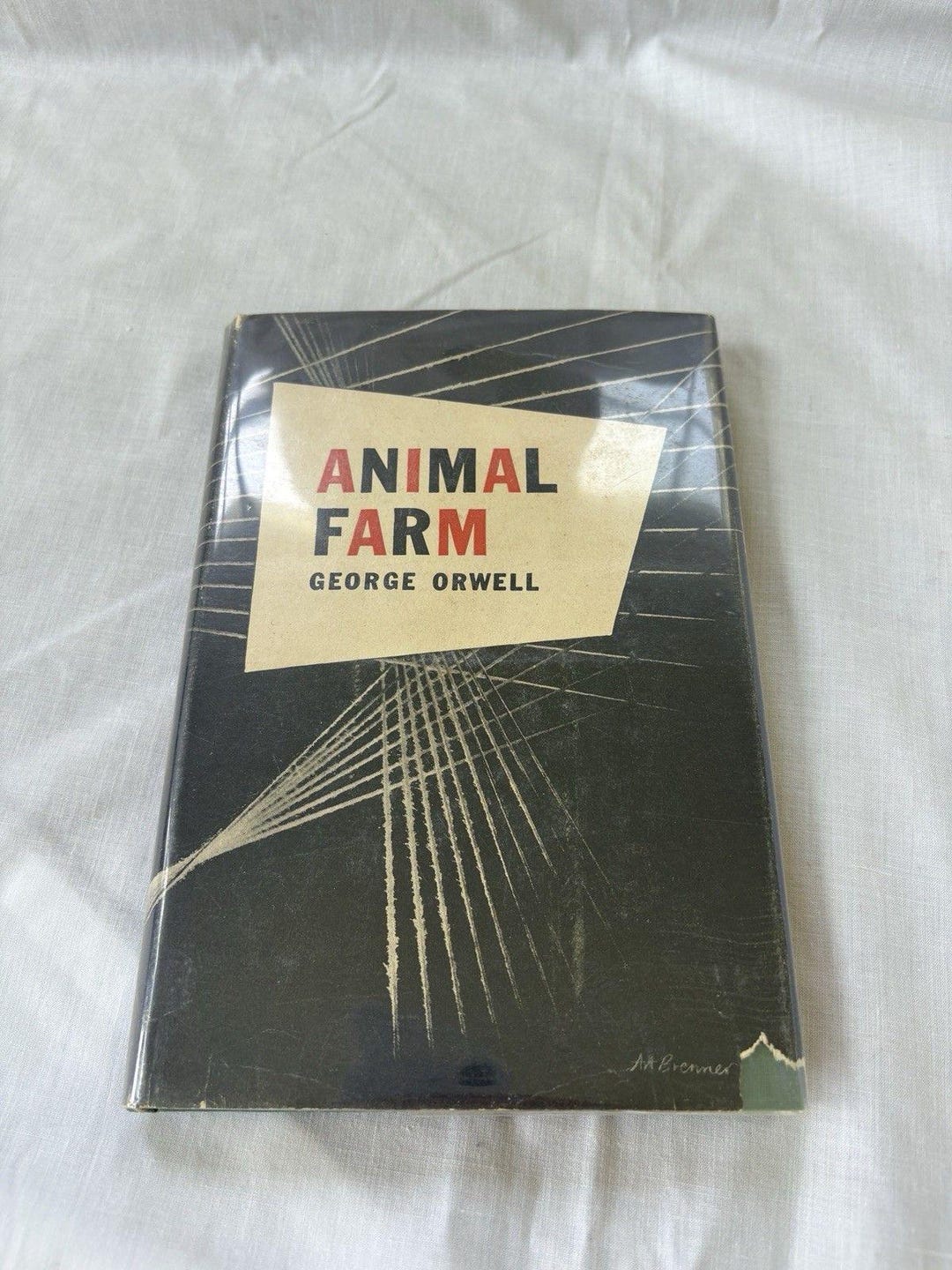 Animal Farm - George Orwell - First Edition - 1946 Early Printing Hb DJ ...