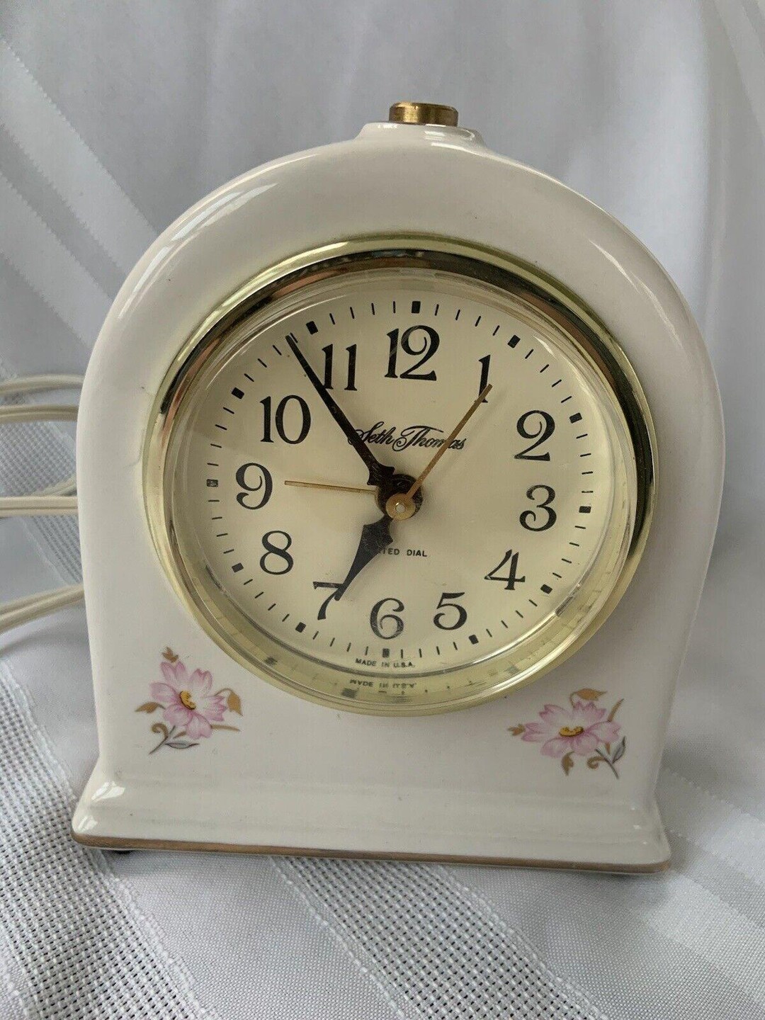 Seth Thomas Coventry Porcelain Mantle Clock "coventry" England Works ...
