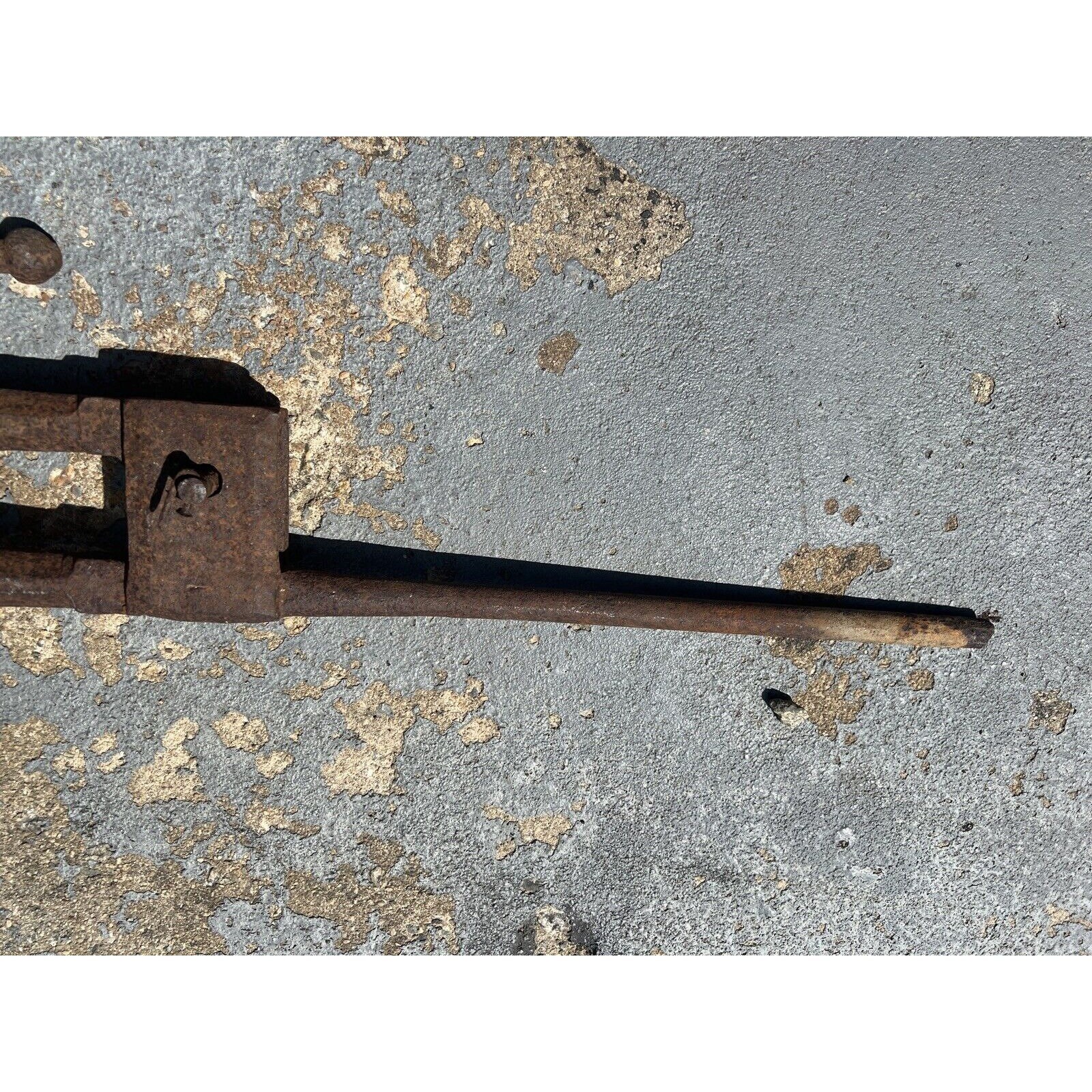 Vintage Antique Blacksmith Post Leg Vise Forge Anvil Tool Etsy Australia