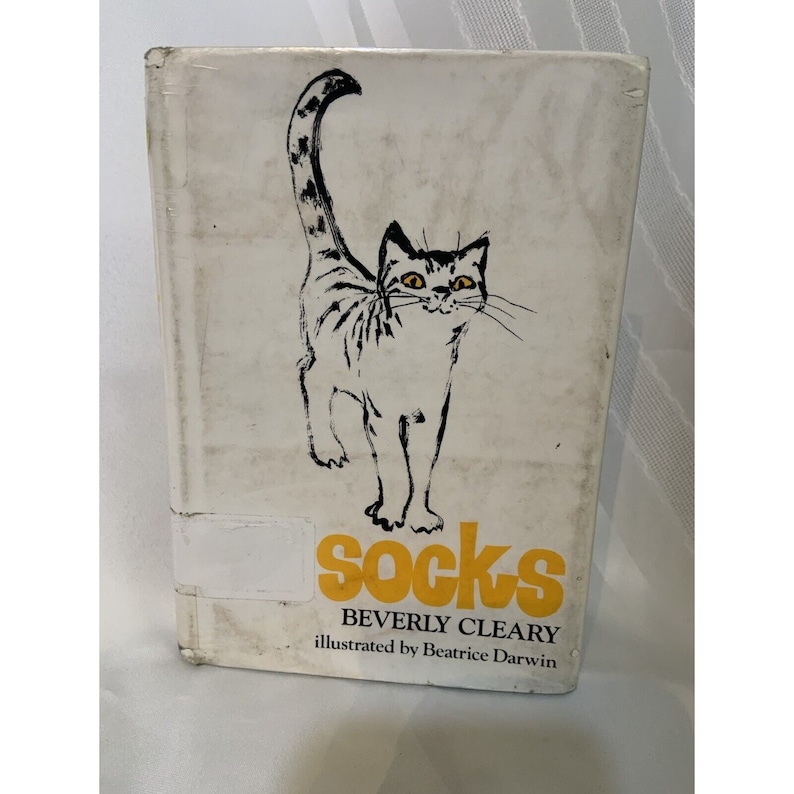 Socks by Beverly Cleary, 1st First Edition, Vintage 1973 HB Dust Jacket ...
