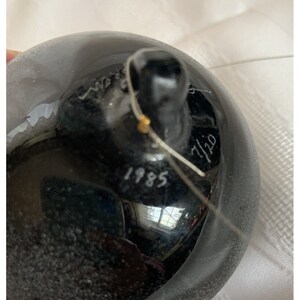 RARE John Nygren SIGNED & NUMBERED Hand Blown Glass Ornament Ball Sphere Art - Etsy