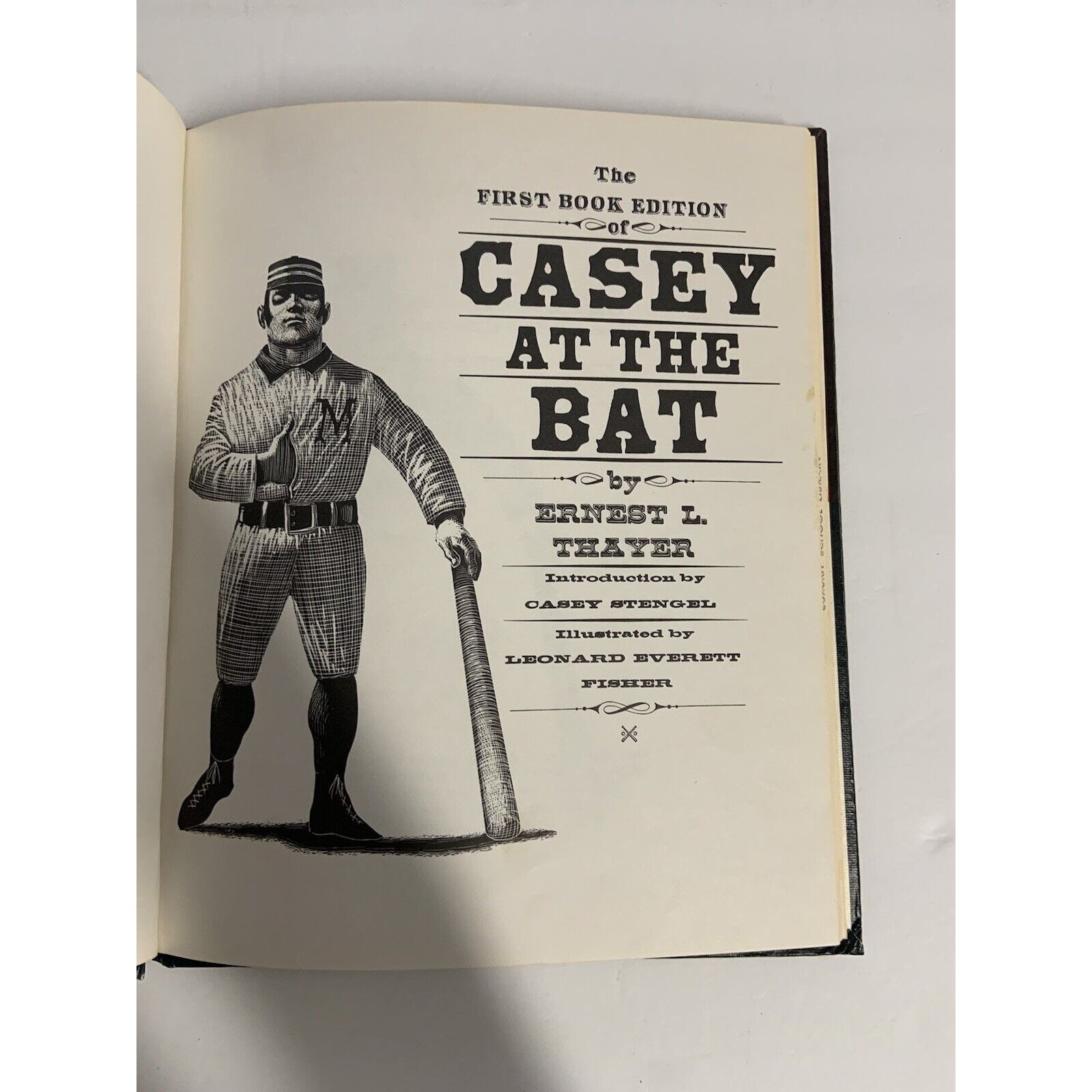 CASEY at the BAT by Ernest THAYER Prentice Hall 1964 First Book Edition ...