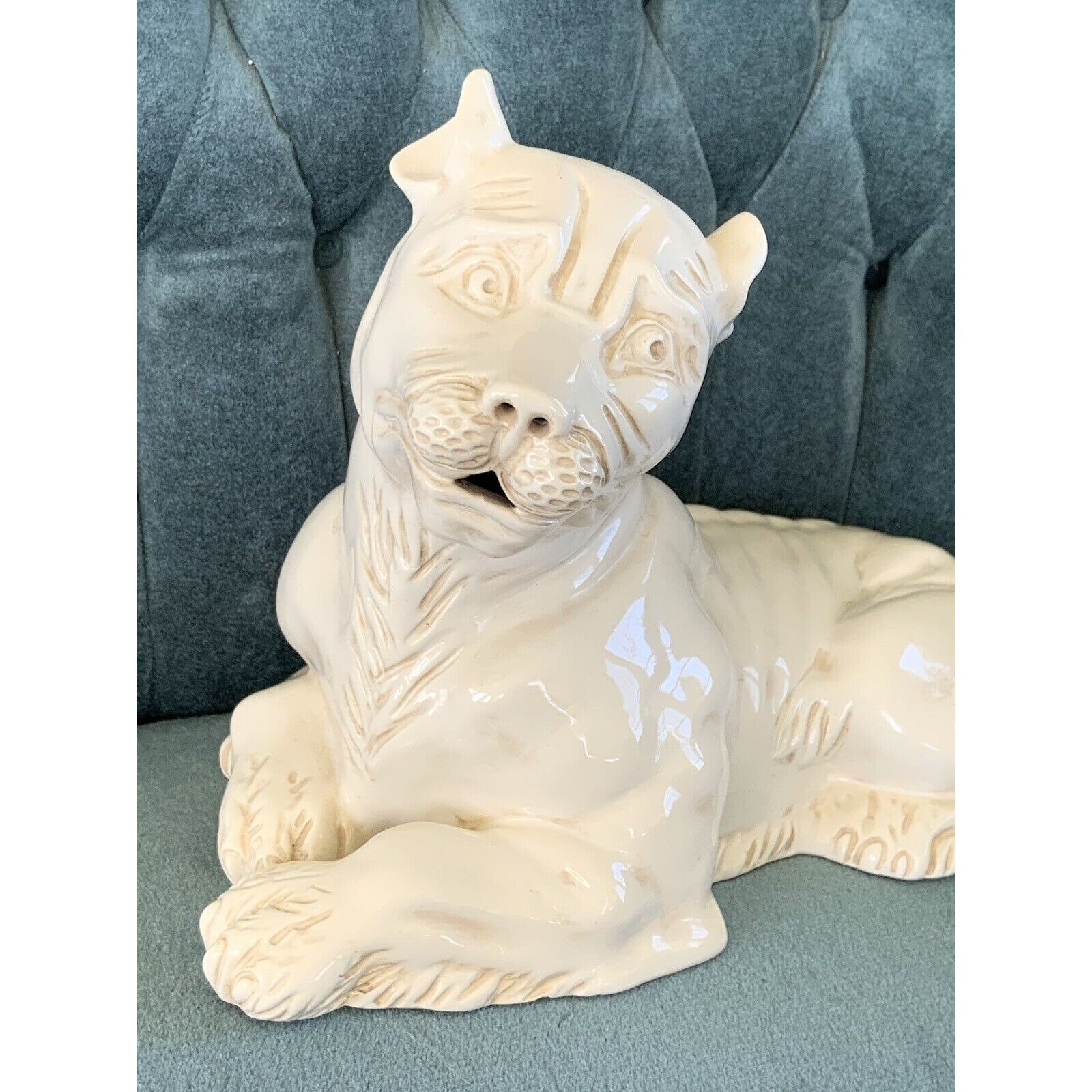 RARE Mottahedeh Sir Humphreys Wakefield BR Ceramic Recumbent Lioness - Etsy