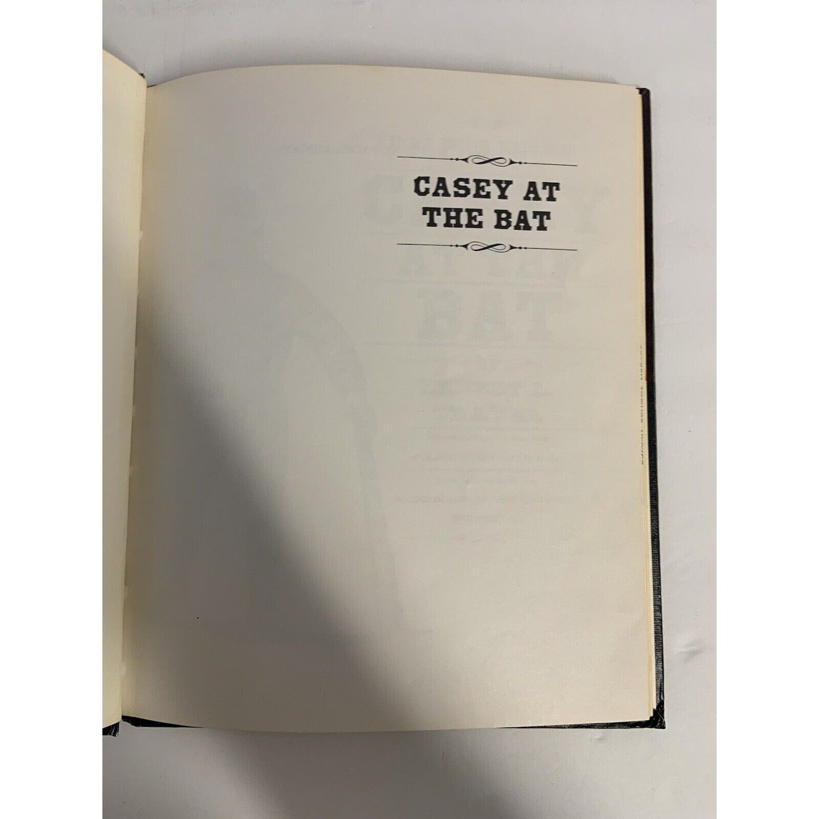 CASEY at the BAT by Ernest THAYER Prentice Hall 1964 First Book Edition ...