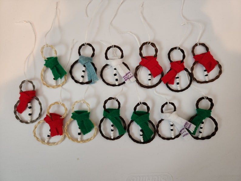 Horse Hair Snowmen Ornaments - Assorted Styles - Etsy