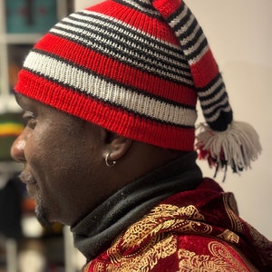 Igbo Nigerian Traditional War Dance Hat Cap. Ohafia Men's Knitted ...