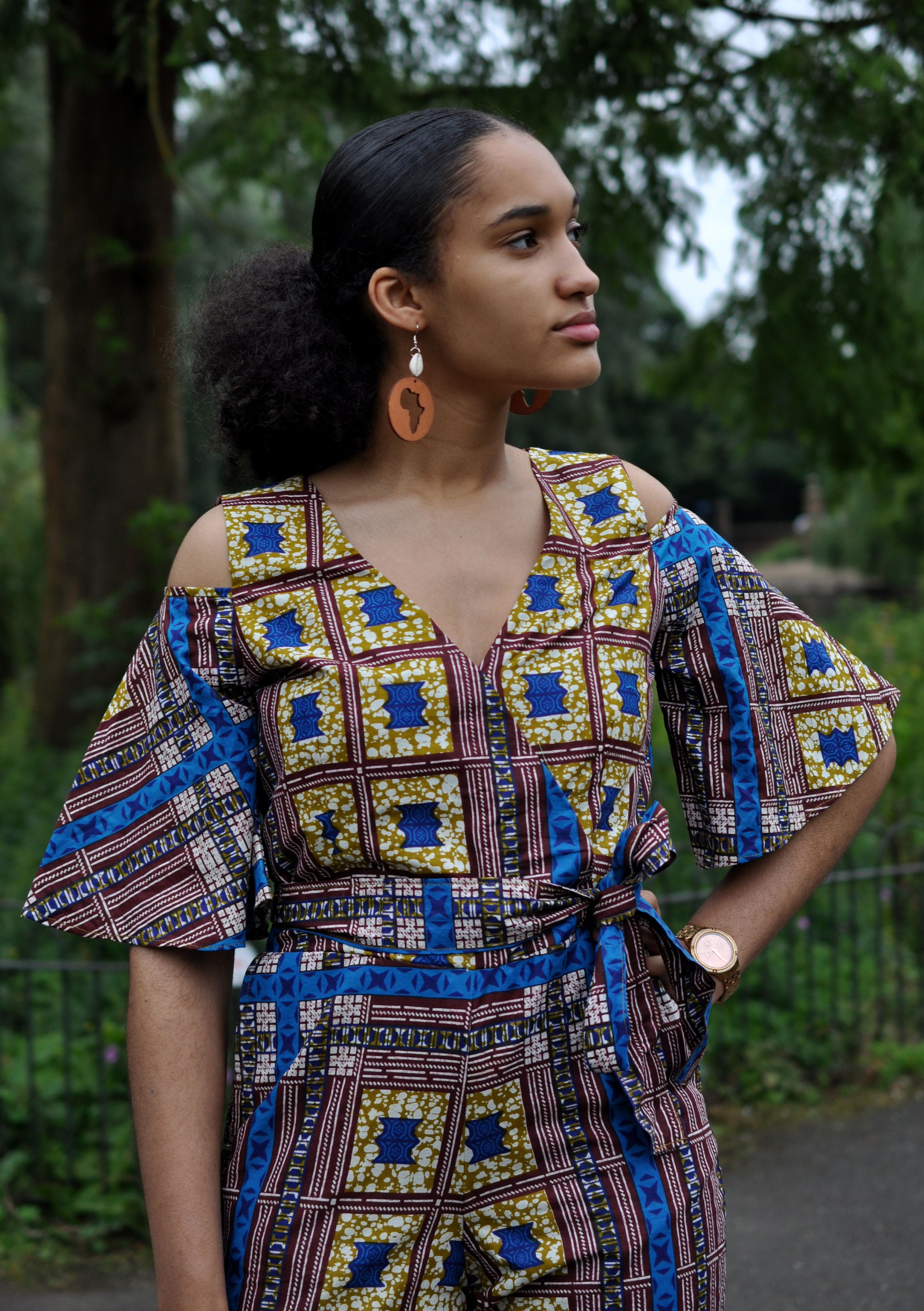 Women’s African Print Jumpsuits | African Jumpsuit | Women’s Jumpsuit ...