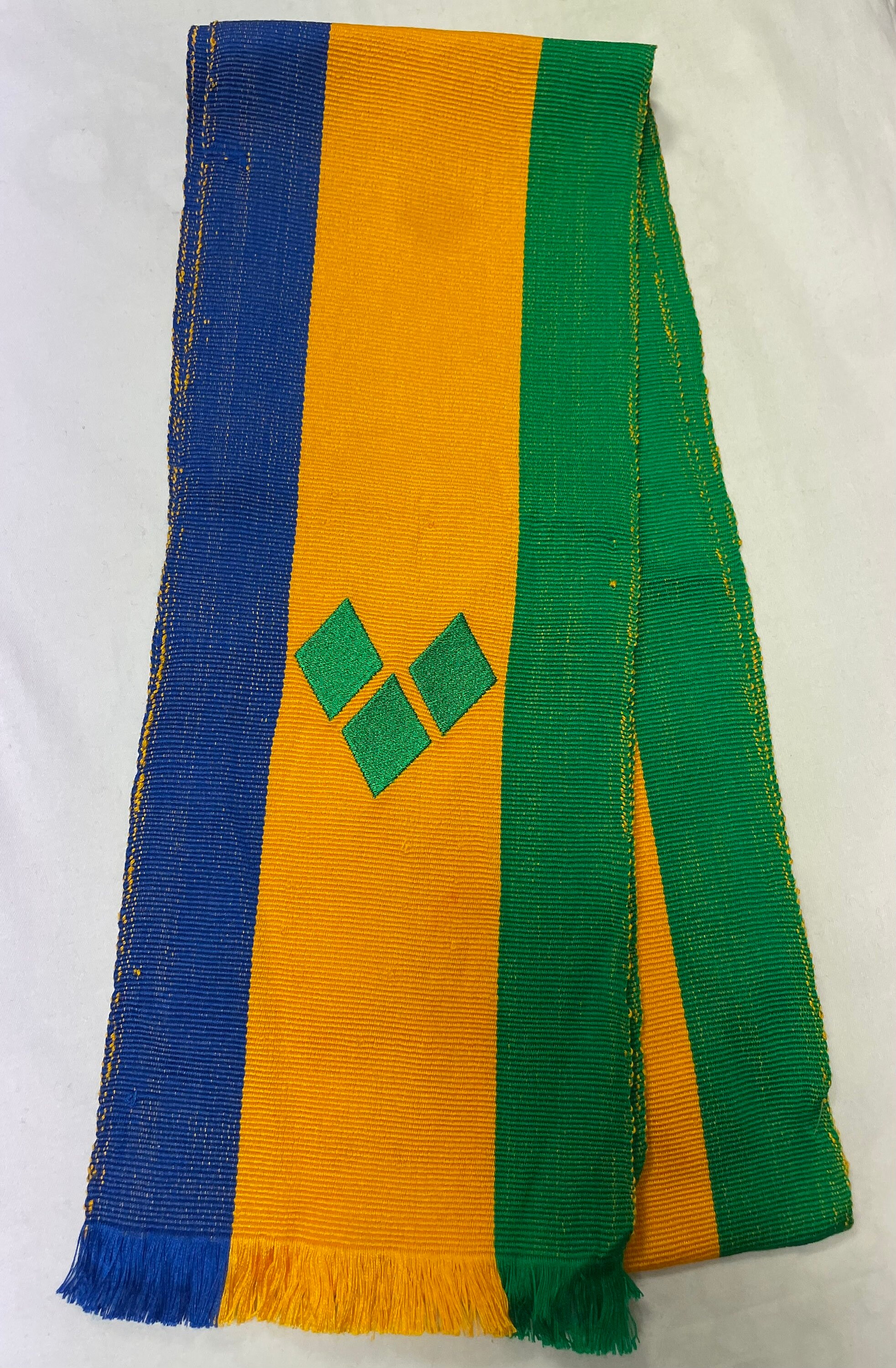 St Vincent Colours Kente Fabric Strip, Kente Mufflers/authentic ...